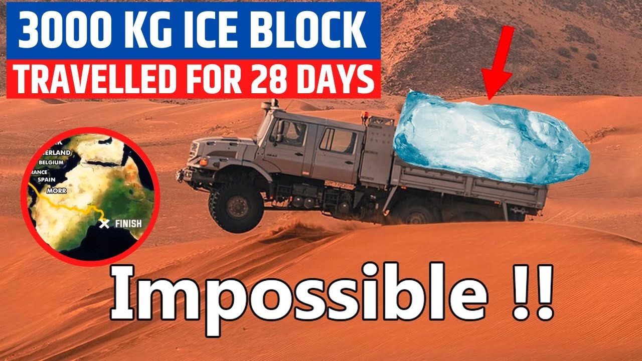 Unbelievable! 3000 KG Ice Block Travelled for 28 Days!? See what ...