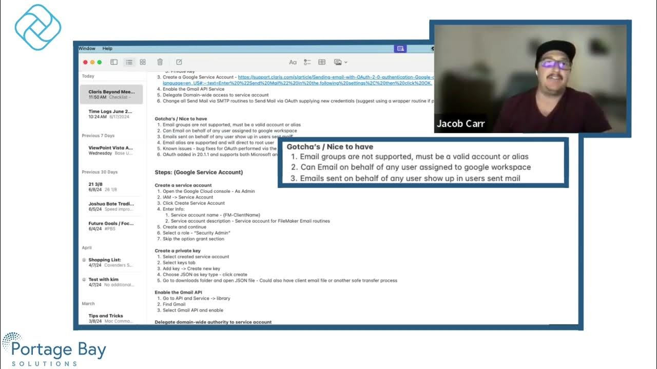 Avoiding the Pitfalls of OAuth Email Integration in FileMaker - YouTube