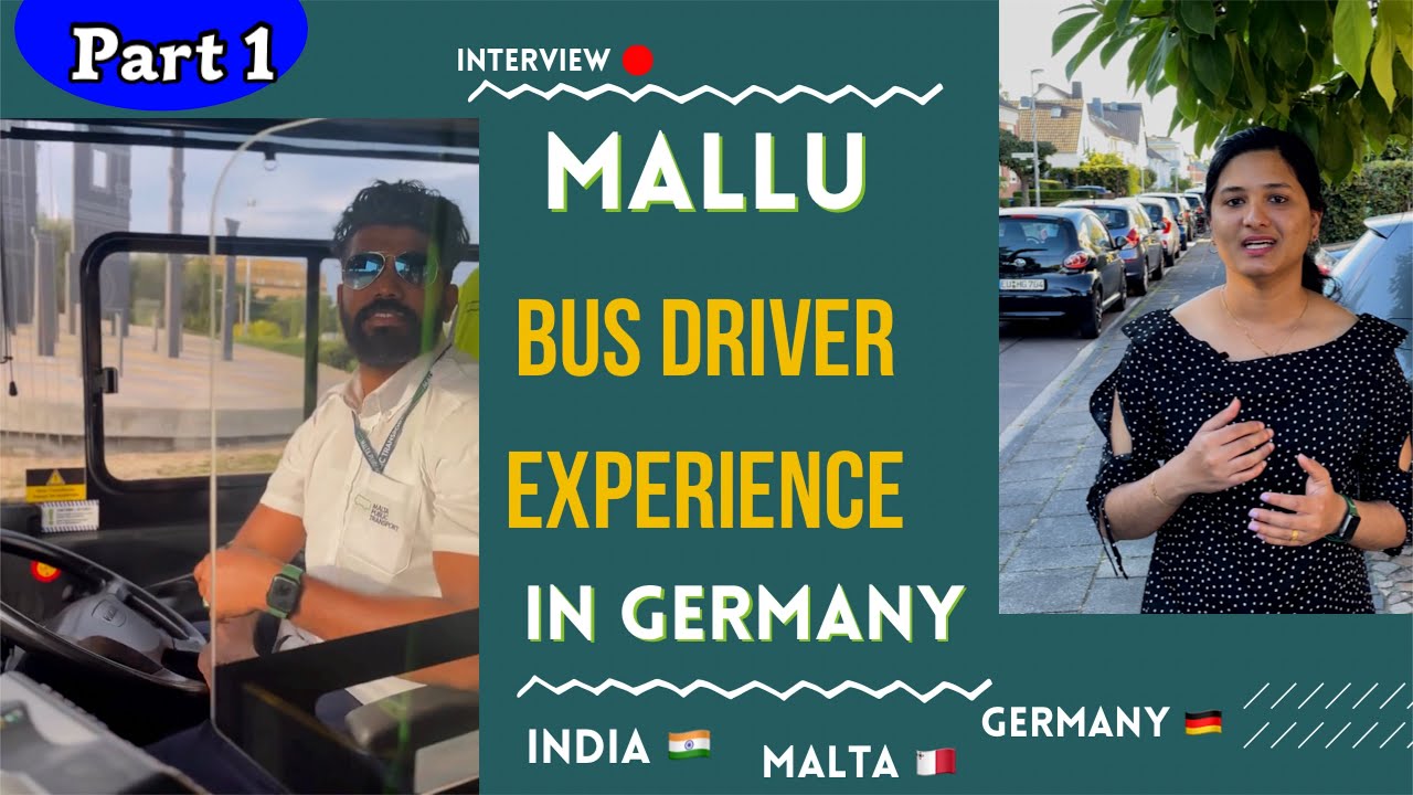 Bus driver Jobs in Germany |Malayalam | How to become a Bus Driver ...