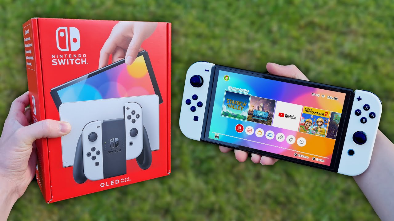 Nintendo Switch OLED Model Unboxing - YouTube