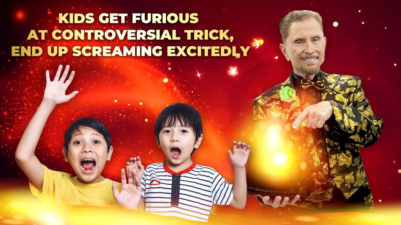 Kids get furious at controversial trick, end up screaming excitedly ...