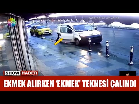Ekmek alırken 'ekmek' teknesi çalındı