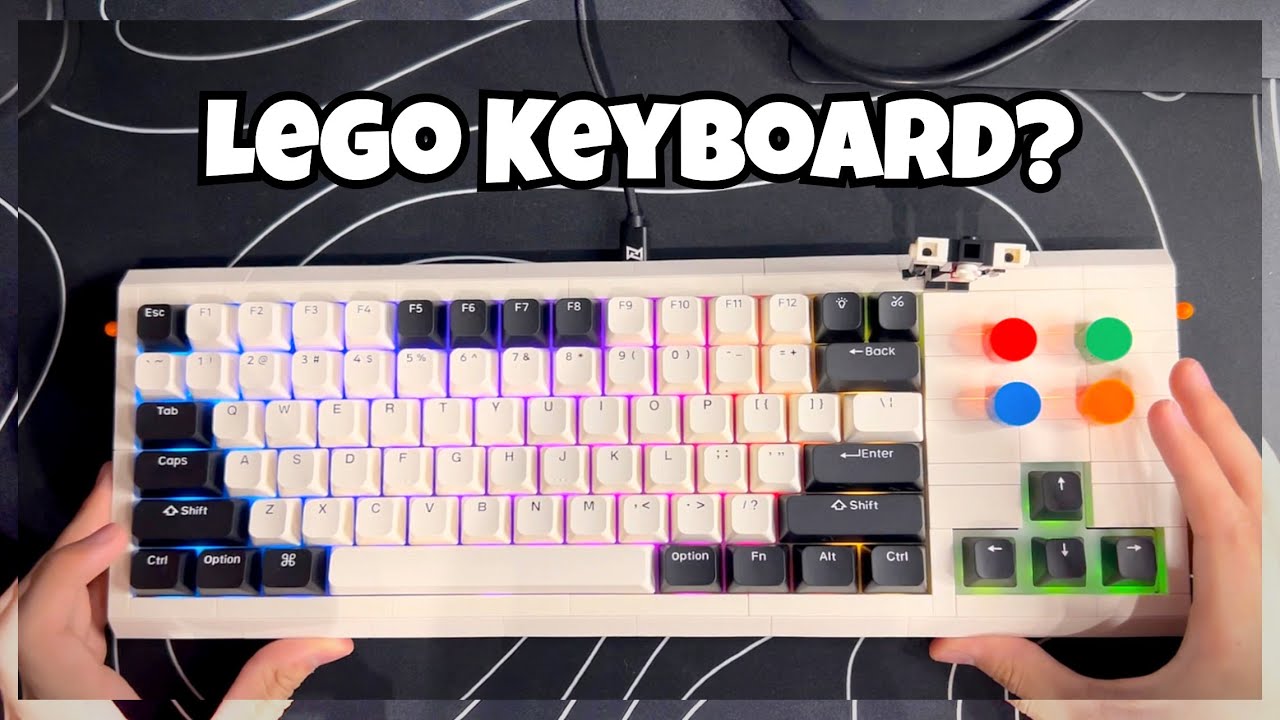 Building the ULTIMATE Custom Keyboard... (made out of legos) - YouTube