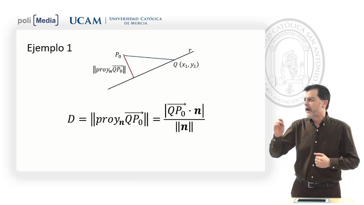 Álgebra Lineal - Proyección Ortogonal. Ej.1 - Jesús Soto - YouTube