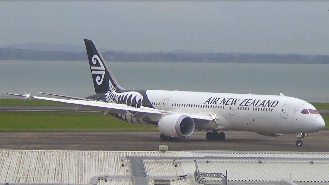 Air New Zealand B787-9 Dreamliner | Landing Auckland Airport | ZK-NZG ...