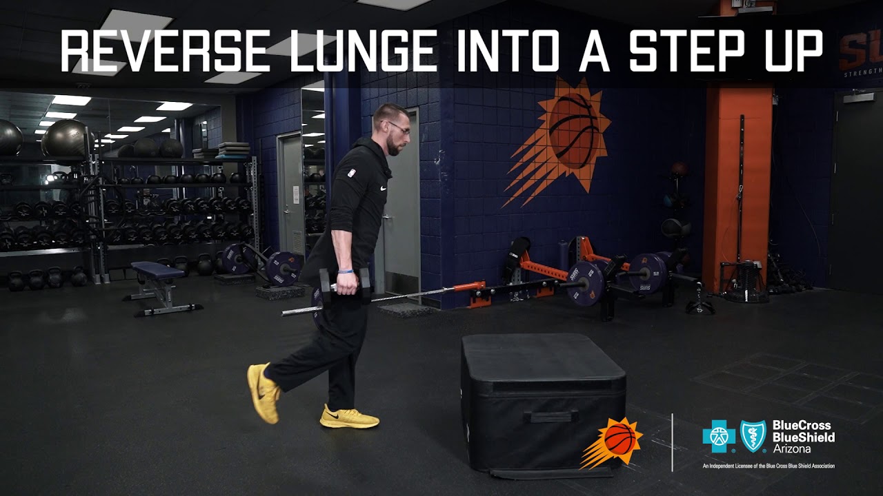 Summer Workouts with Jeff Dolan - Reverse Lung Into Push Up - YouTube