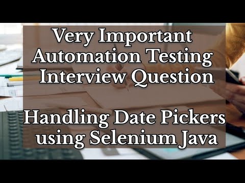date Picker using #selenium #java #automationtesting#testng - YouTube