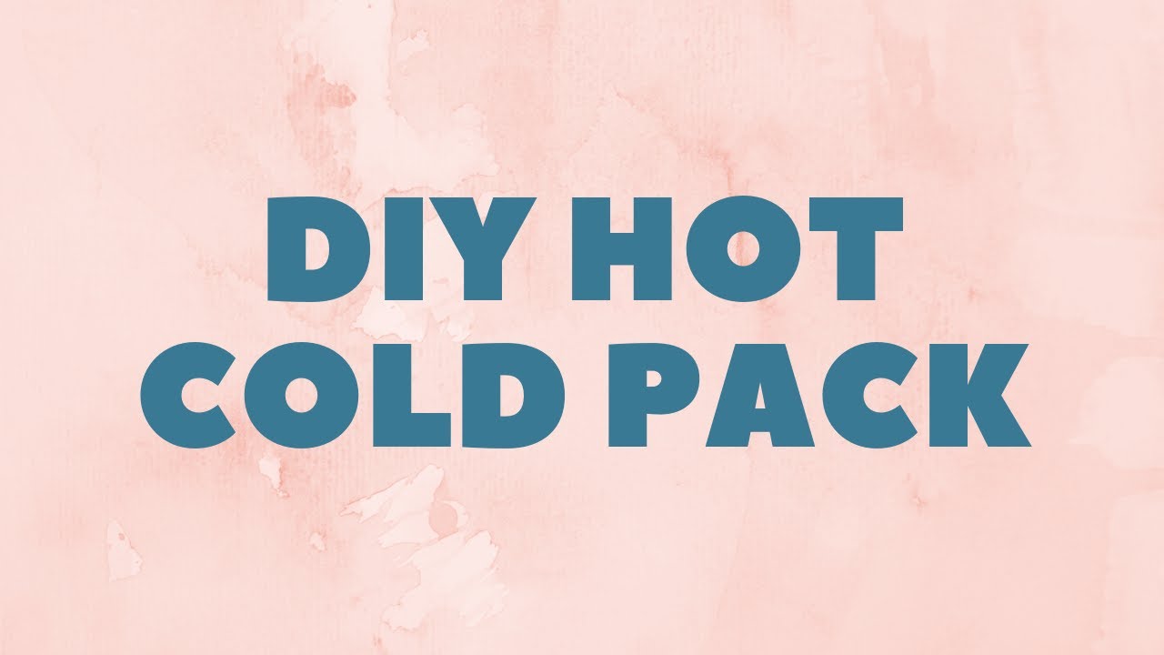 DIY Hot Cold Pack - YouTube