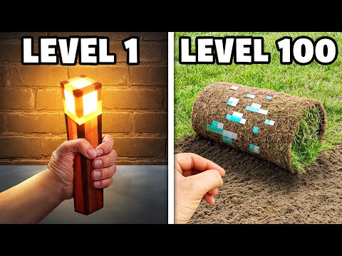 Level 1 to 100 DIY Minecraft Inventions