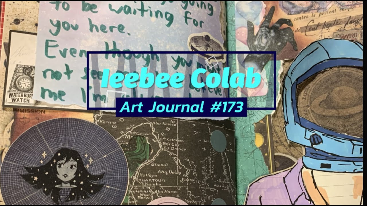 My First Ever Colab! Art Journaling with IEEBEE #173 - YouTube