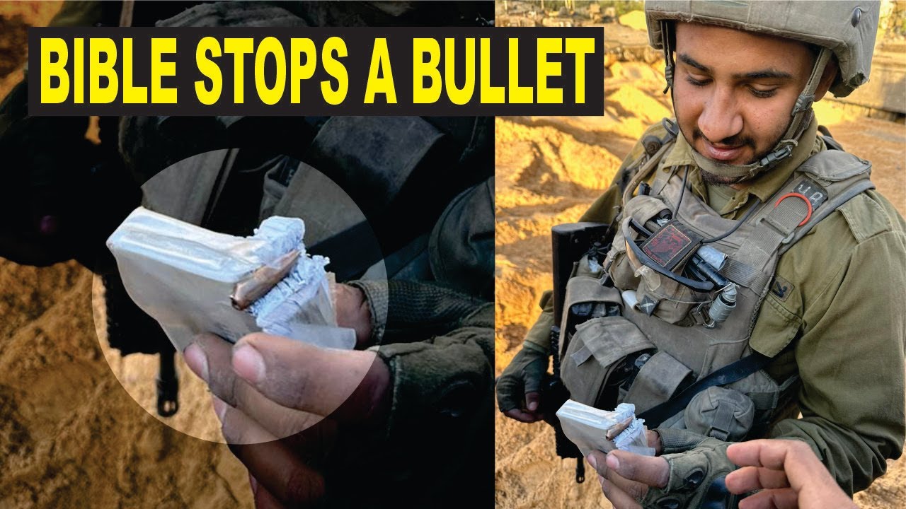 Israel Soldier Saved By A Bible! Unbelievable Event Happened Before ...
