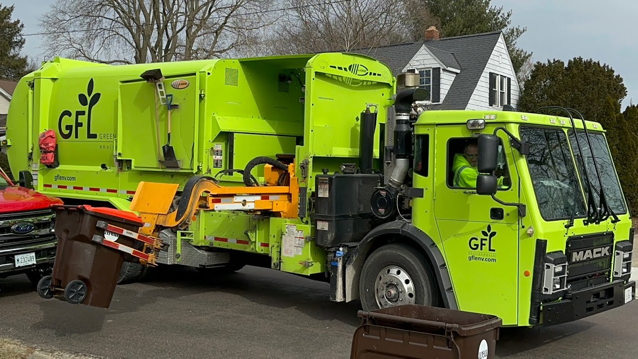 Brand New GFL Mack LR Labrie Expert Helping Hand Garbage Truck + Bonus ...
