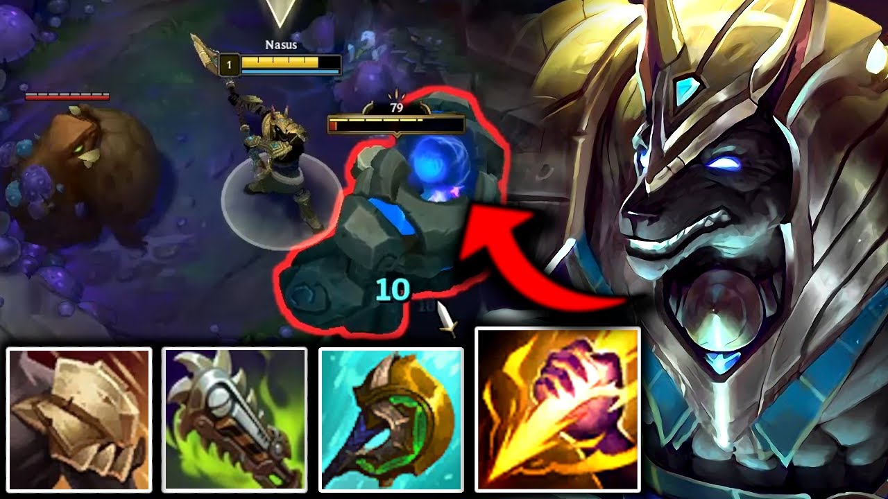 Crazy Easy NASUS JUNGLE GUIDE... (OUTSCALE EVERYTHING👌) - League of ...
