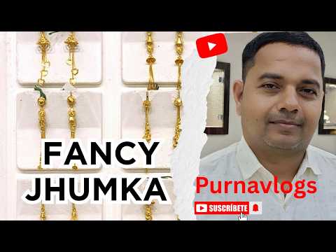 FANCY JHUMKA #gold #odiavlog #live #jewellery 