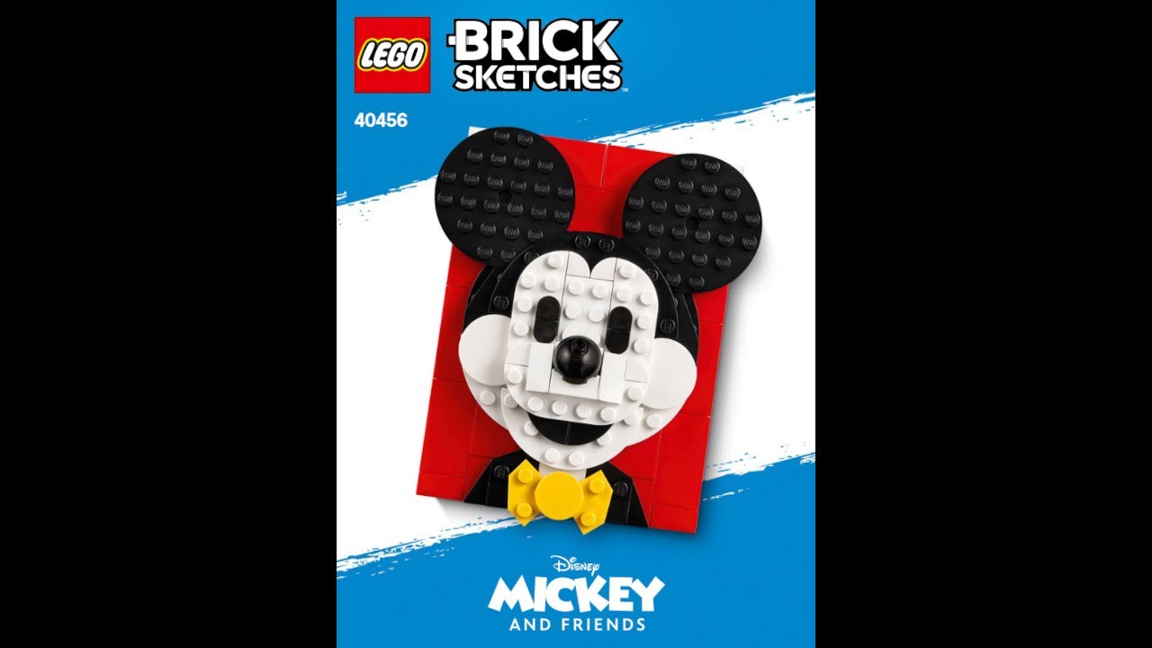 LEGO Instructions | Disney | 40456 | Mickey Mouse | Brick Sketches ...