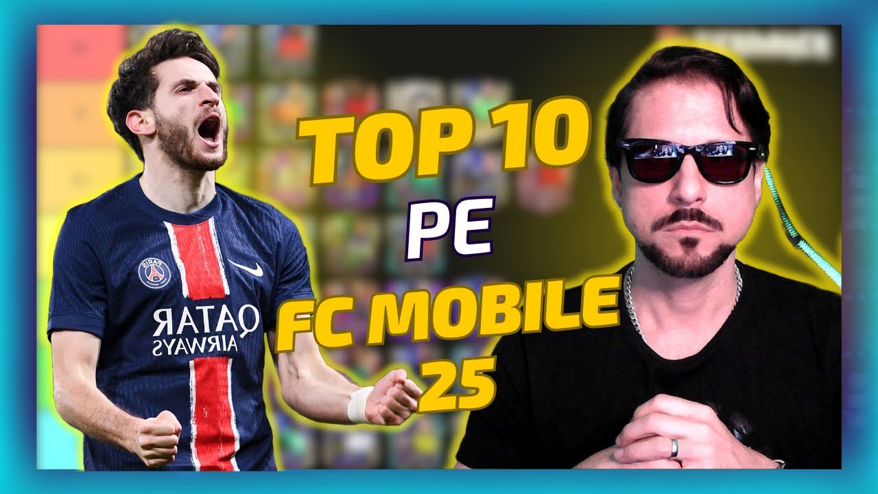 🏆TOP 10 PE FC MOBILE 25! 🔥 TIER LIST DOS MELHORES PONTAS ESQUERDAS - FC ...