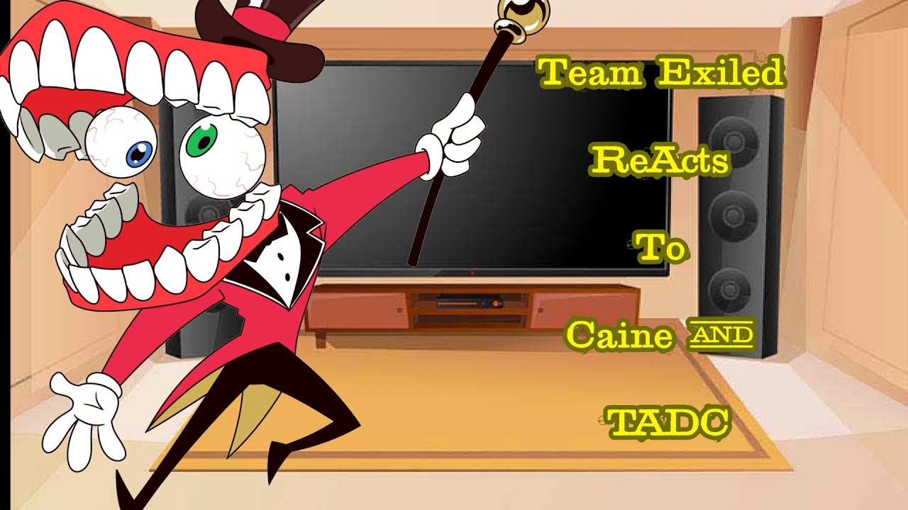 Team Exiled Reacts To Caine & TADC {Reaction} {Gacha Club} {1/?} - YouTube