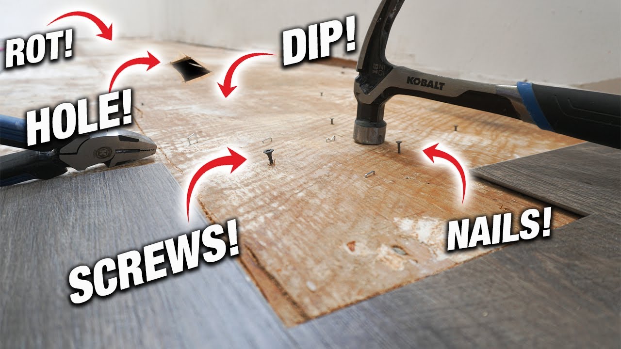 7 Beginner Mistakes BEFORE Installing Laminate, Vinyl Plank (LVP ...