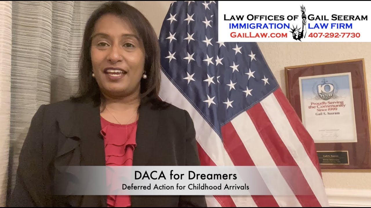 #DACA Order by Biden - Immigration Lawyer Gail Seeram #GailLaw - YouTube