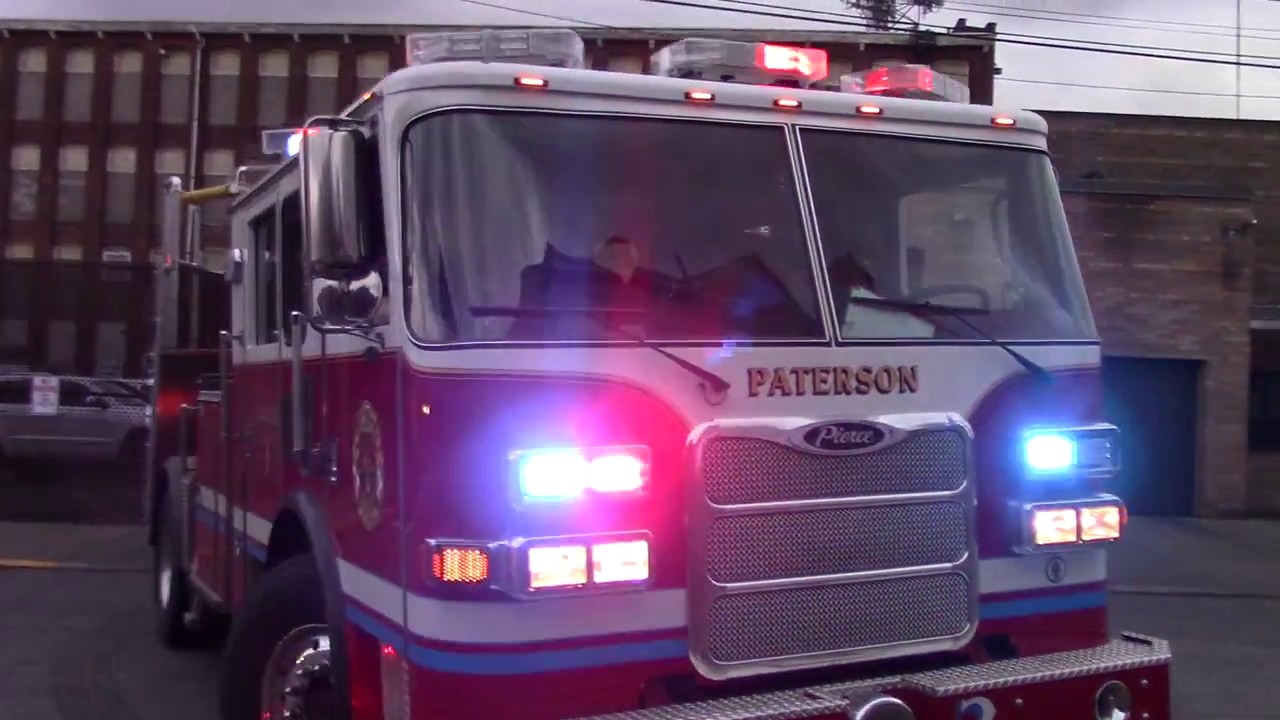 Paterson Fire Department Engine 5 NEW Ladder 3 And Battalion 3 ...