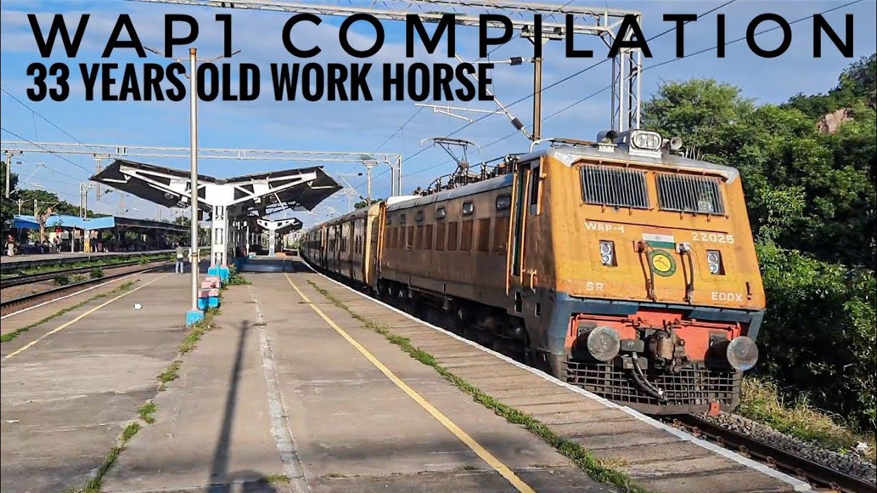 2 In 1 || WAP1 Hauled Trains || Compilation Of WAP1 || 33 Years Old ...