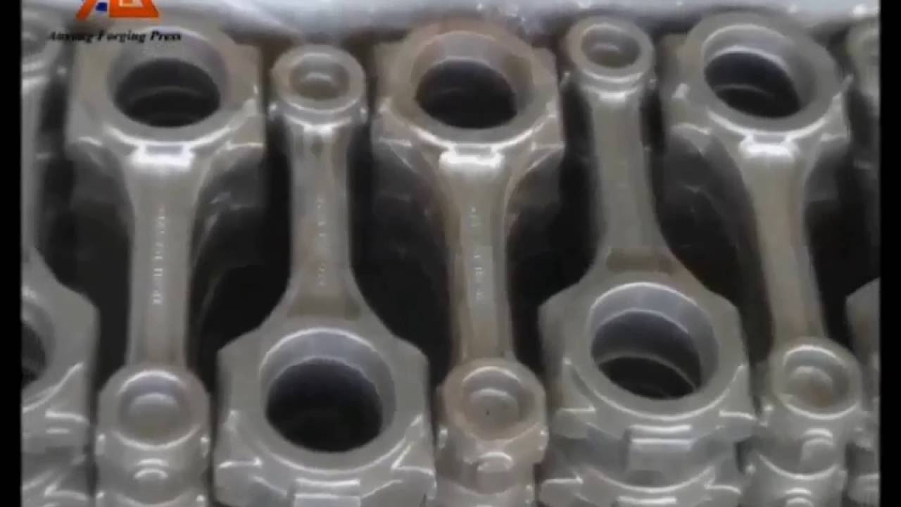biela forjada por 31 5kj CNC hidráulico martillo de forja - YouTube