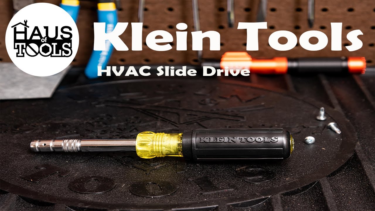 Klein Tools 32596 8-in-1 HVAC Slide Drive™ Screwdriver / Nut Driver ...