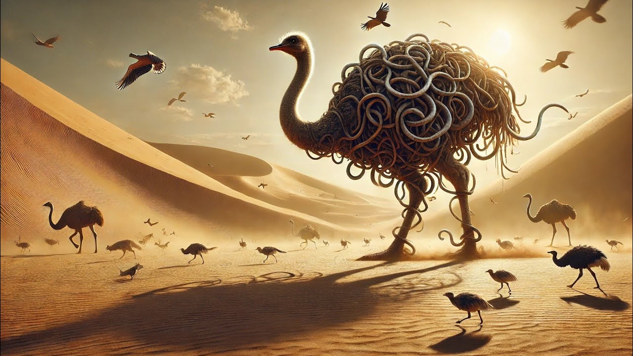 The Enigmatic Desert Beast: A Creature of Snakes and Feathers! - YouTube
