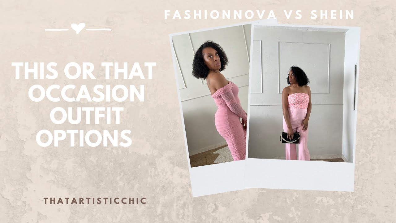 FashionNova vs Shein | This or that | Outfit options | Pink outfits for ...