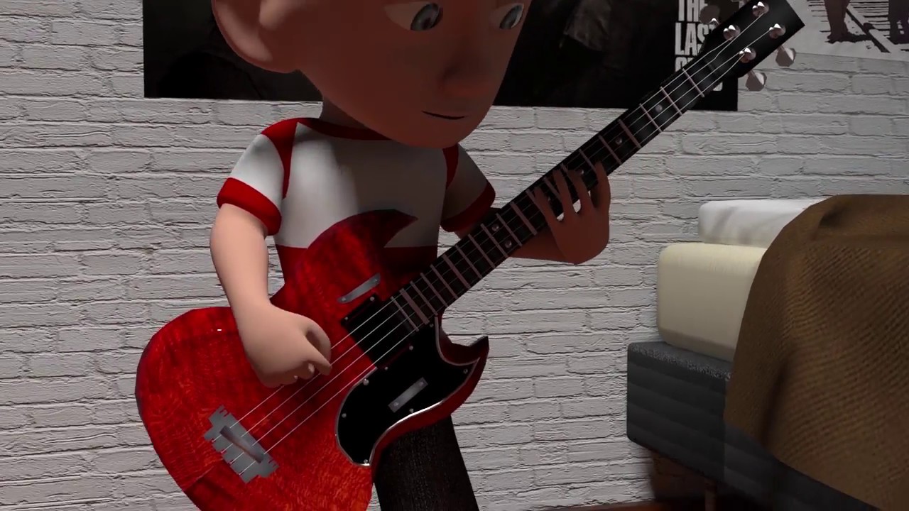 Guitar Practice [3D Modeling and Animation Project] - YouTube