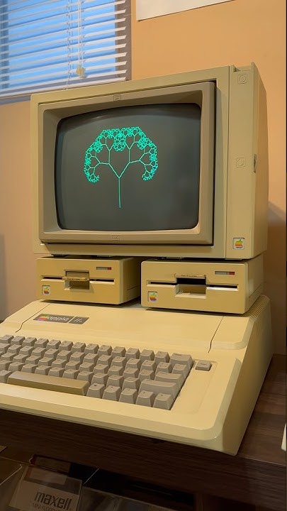 AppleSoft BASIC Fractal Tree program by @TheCodingTrain #retrocomputing ...
