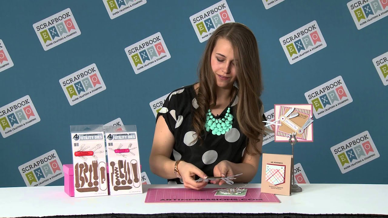 Latest & Greatest: Utility Die Sets by Art Impressions - CHA 2016 - YouTube