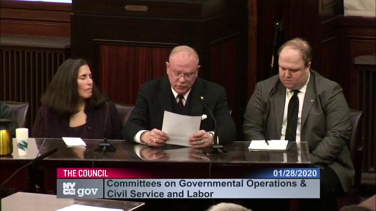Jon Lipsky's public comments for the New York City Council - YouTube