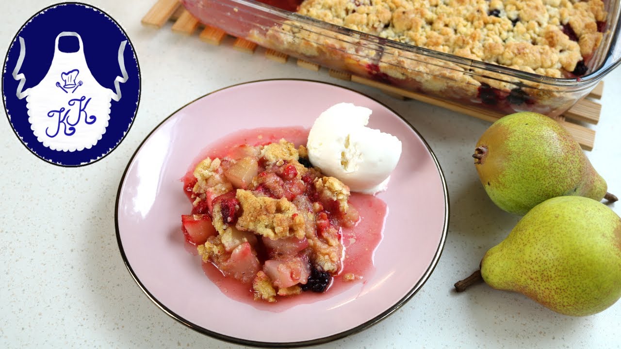 Birnen - Crumble zum Finger ablecken, mmm lecker - YouTube