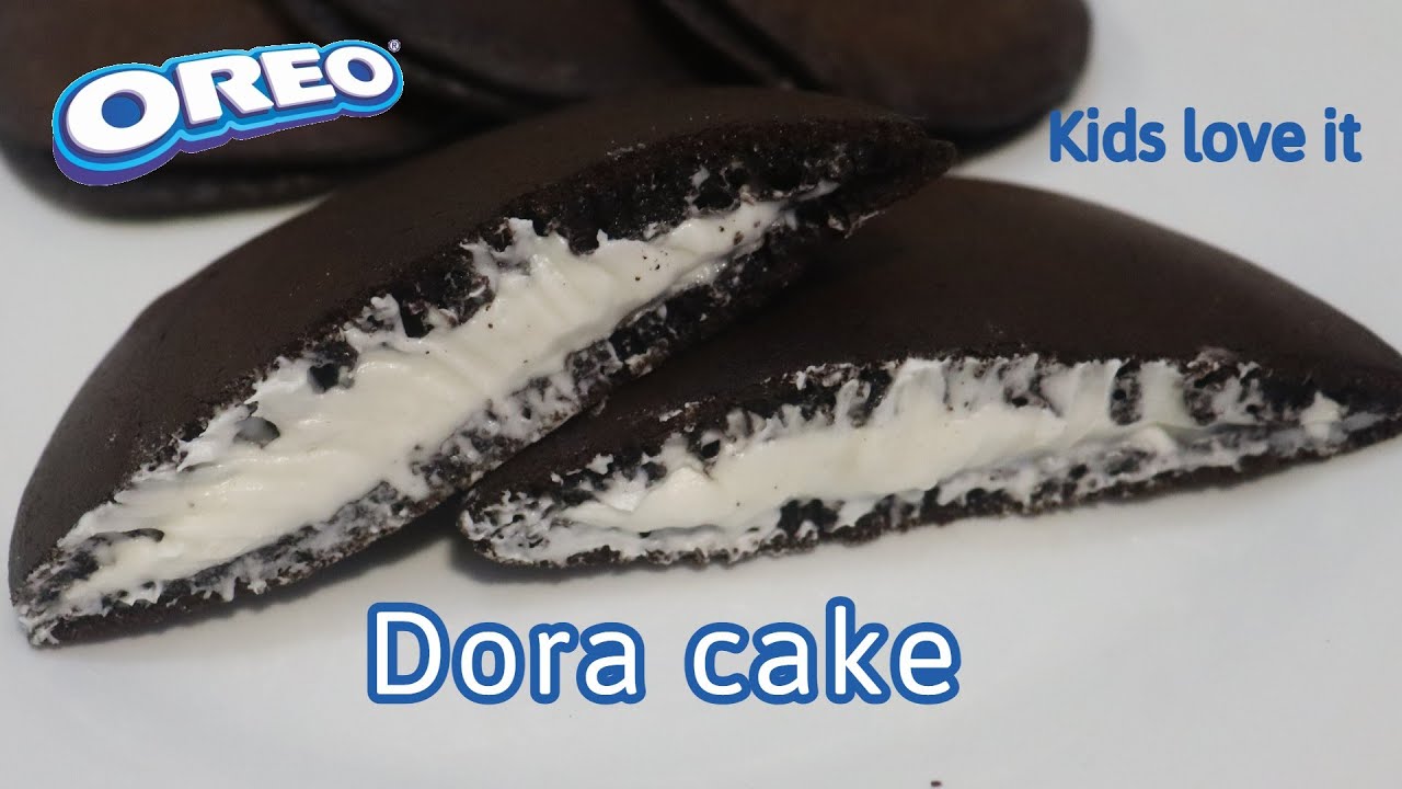 Chocolate Dora Cake with Oreo Biscuit || easy snack recipe for kids ...