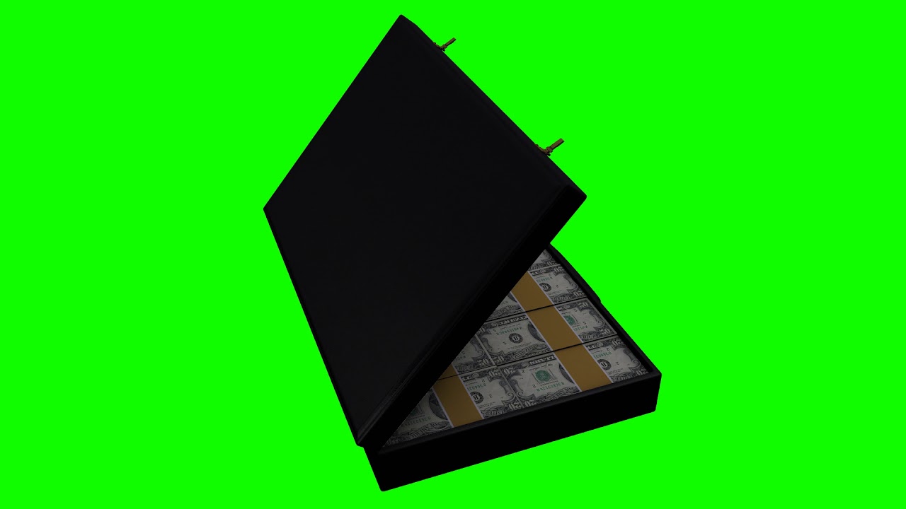 FREE HD Green Screen - BRIEFCASE FULL OF MONEY - YouTube