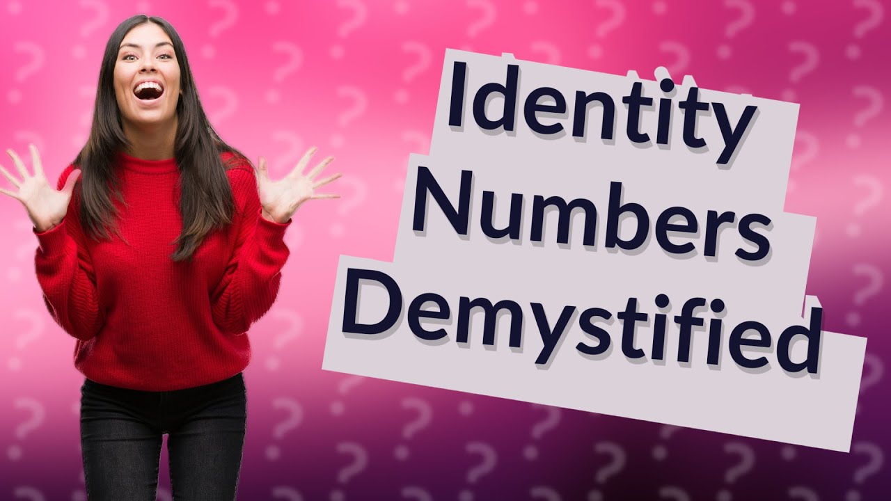 What is the identity document number? - YouTube