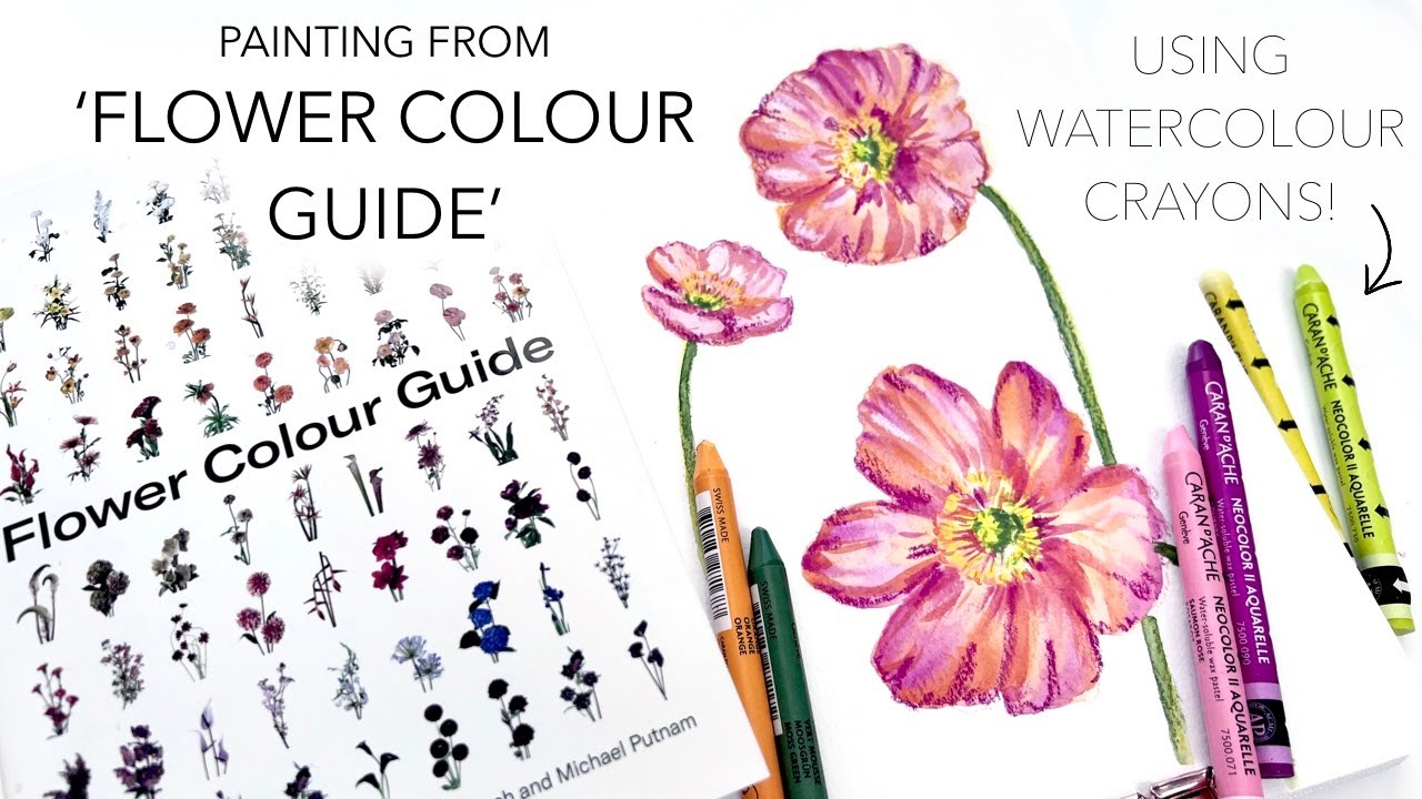 Painting From 'Flower Color Guide' Ep.3 - Icelandic Poppies - YouTube