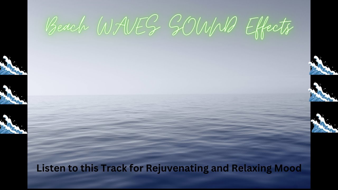 Beach Waves Sound Effect - YouTube