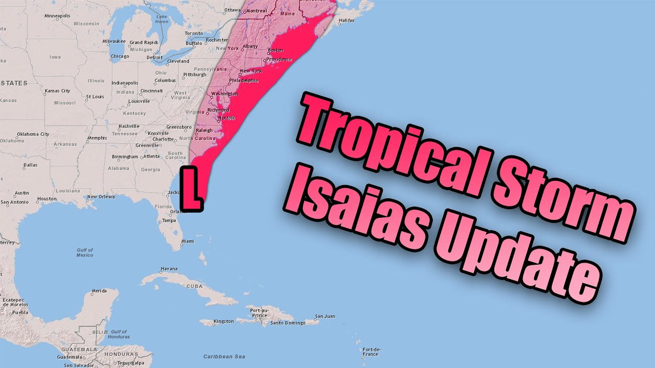 Tropical Storm Isaias Update - YouTube