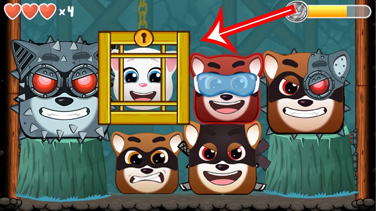 RED BALL 4 - TALKING ANGELA BALL ALL LEVELS (15, 30, 45, 75) ALL ...