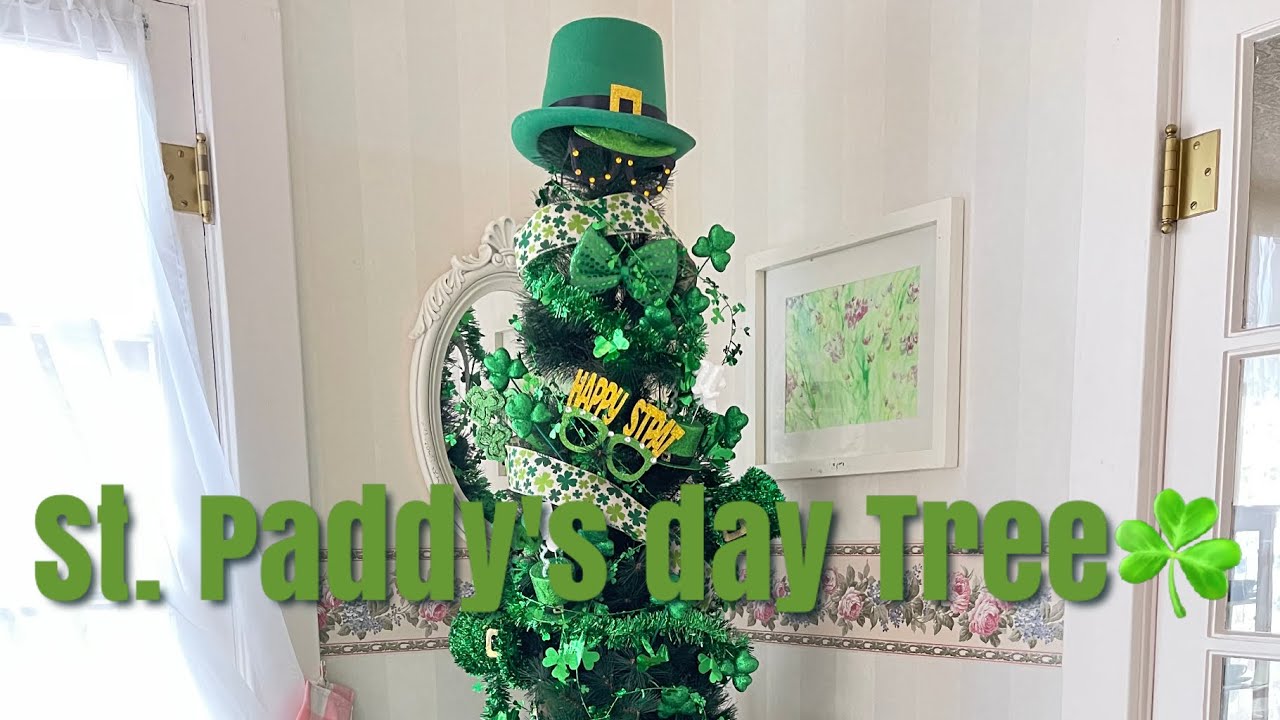 Decorating a Tree For All Seasons...Welcoming March!☘️☘️☘️☘️ - YouTube