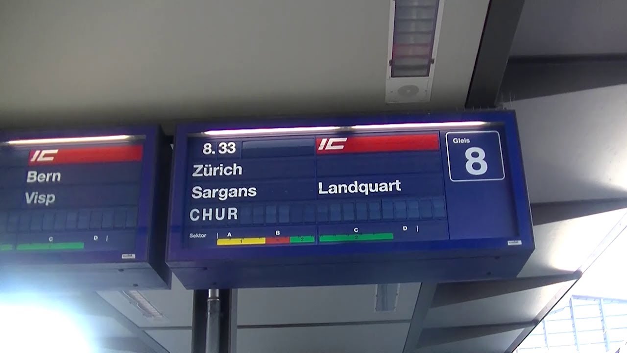 SBB IC3: Basel SBB to Chur, Side-window View - YouTube