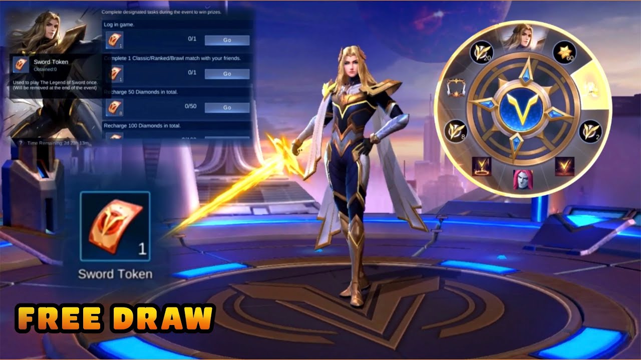 HOW TO GET FREE DRAW IN THE LEGEND OF SWORD EVENT | LANCELOT ...