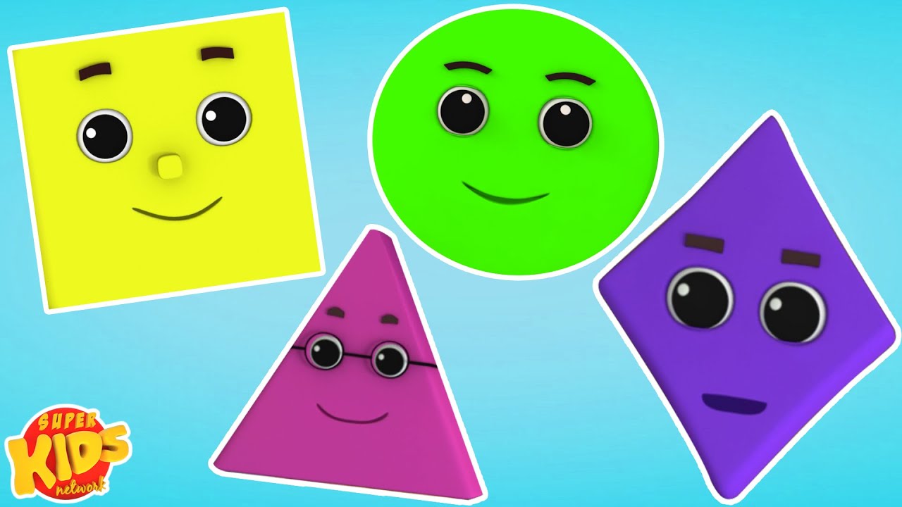 Shape Song + More Educational Videos for Children - YouTube