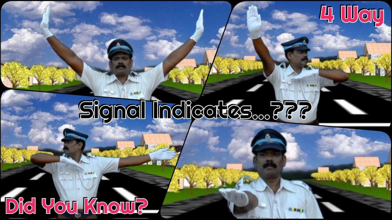 What are the Hand Signals of Traffic Police? - YouTube