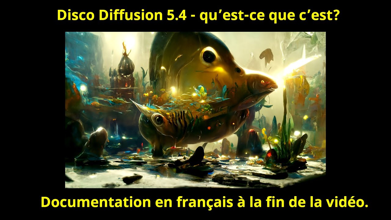 Disco Diffusion 5.4 Documentation en français plus slide Show. - YouTube
