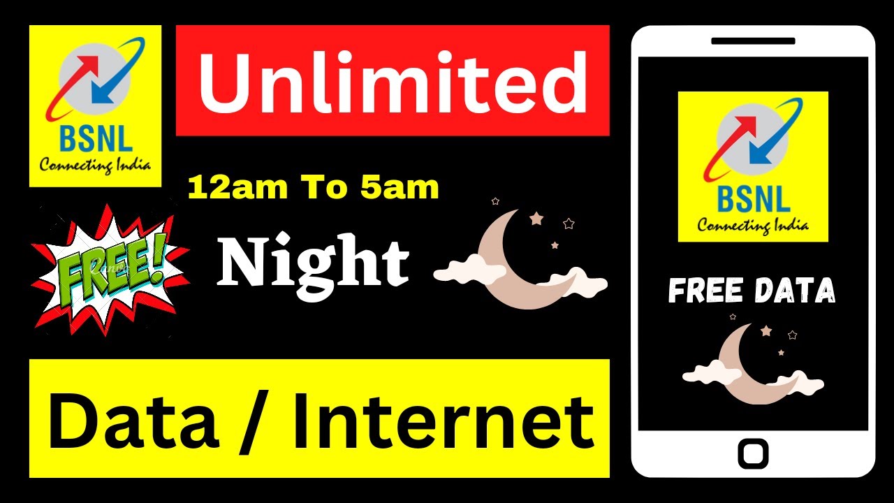 BSNL Free Night Data | BSNL Night Free Data | BSNL Night Data Plan ...