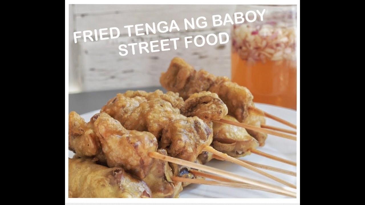 Tenga ng Baboy STREET FOOD - YouTube