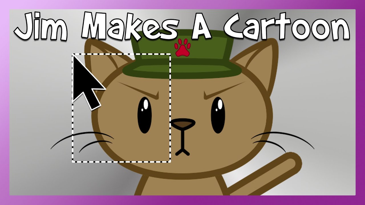 Designing The Dictator Cat - Jim Makes A Cartoon #1 - YouTube